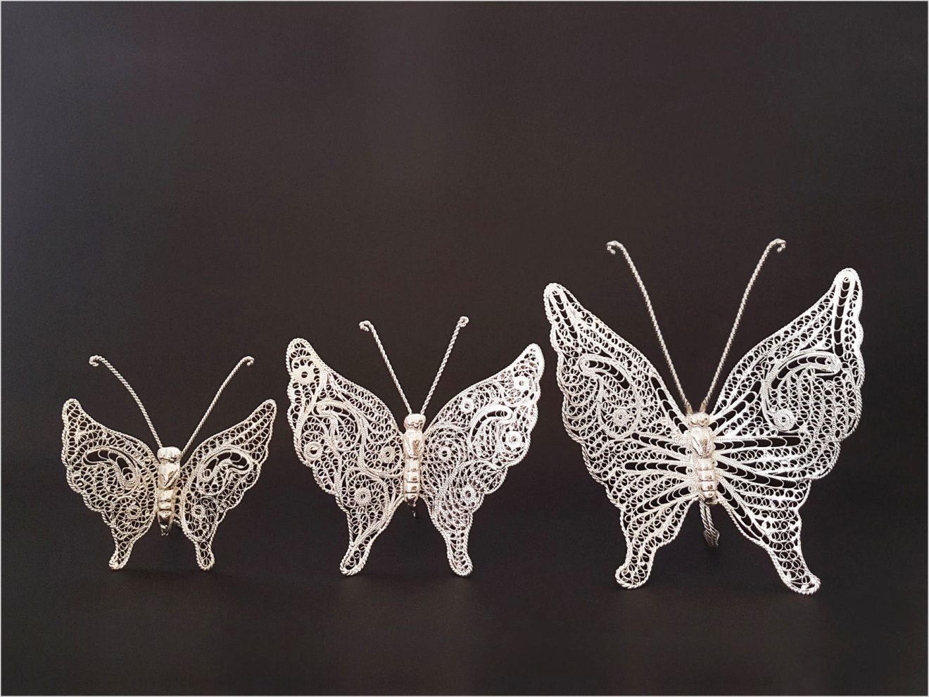Filigree Decorative Butterflies - 3 Pieces | Craftestan
