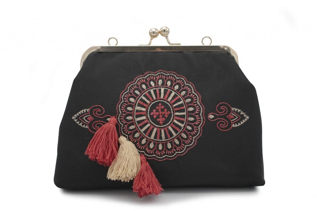 Baluchi embroidery Handbag with Tassel | Craftestan