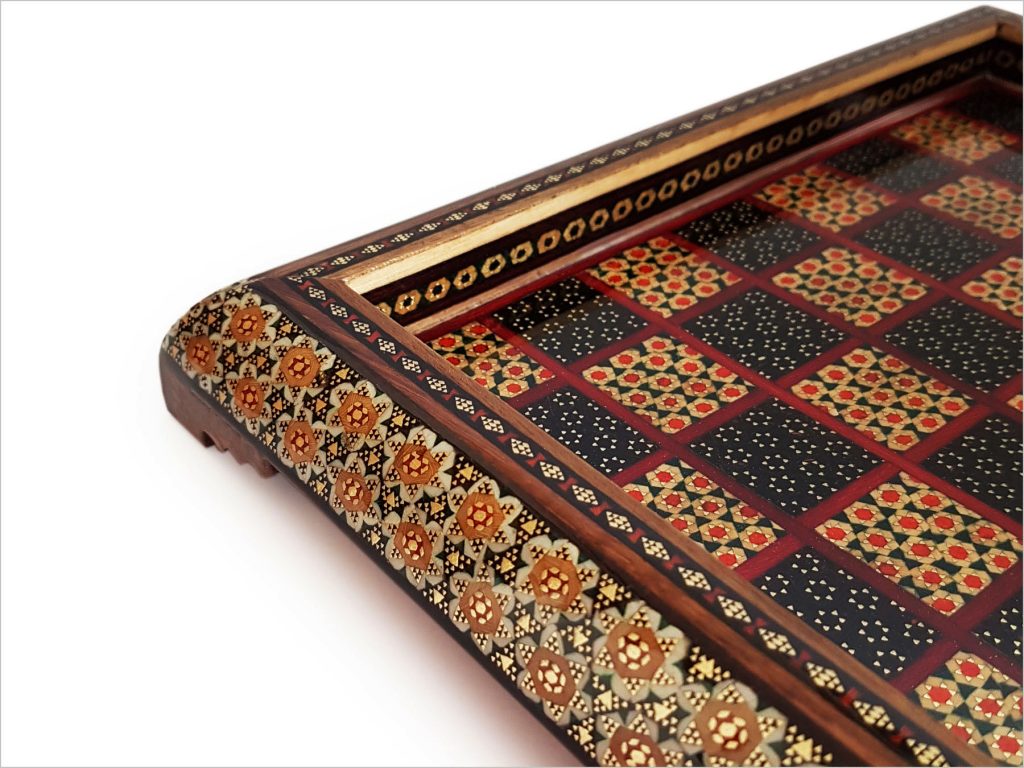 Persian Marquetry Chess Board | Craftestan