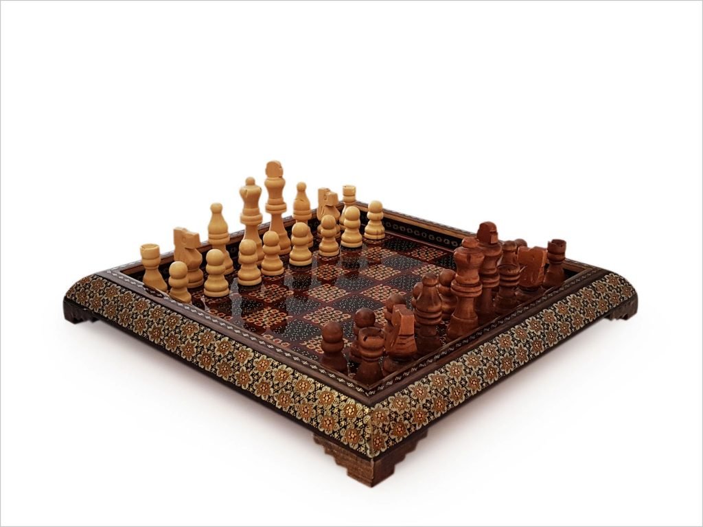 Persian Marquetry Chess Board | Craftestan