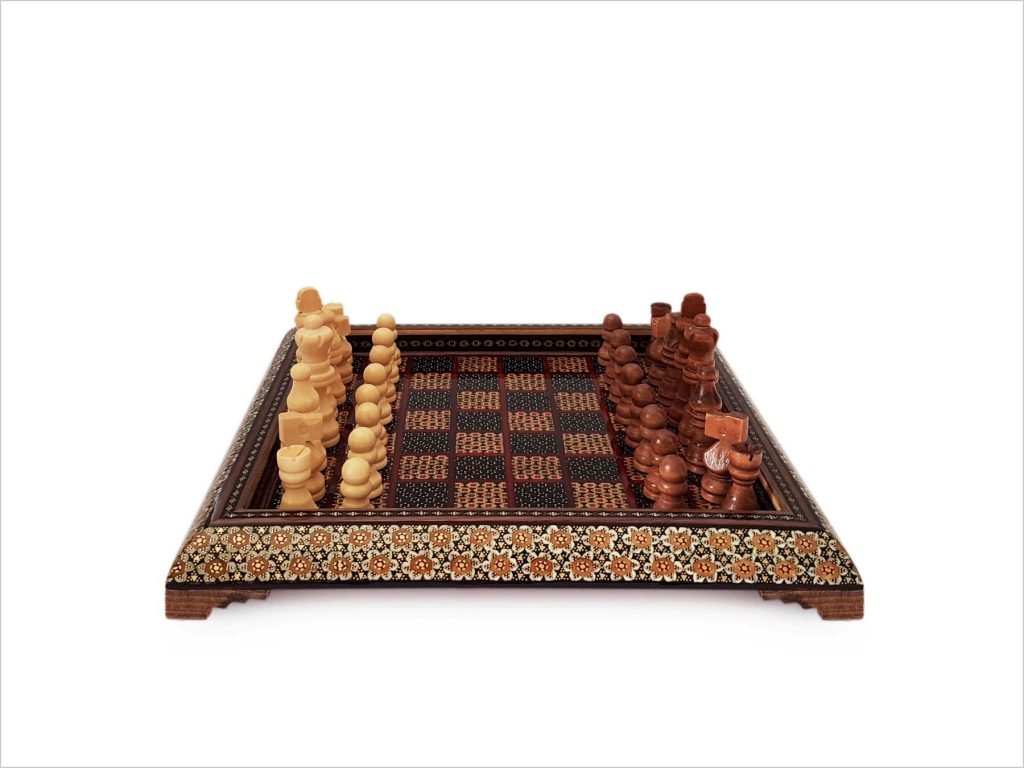 Persian Marquetry Chess Board | Craftestan