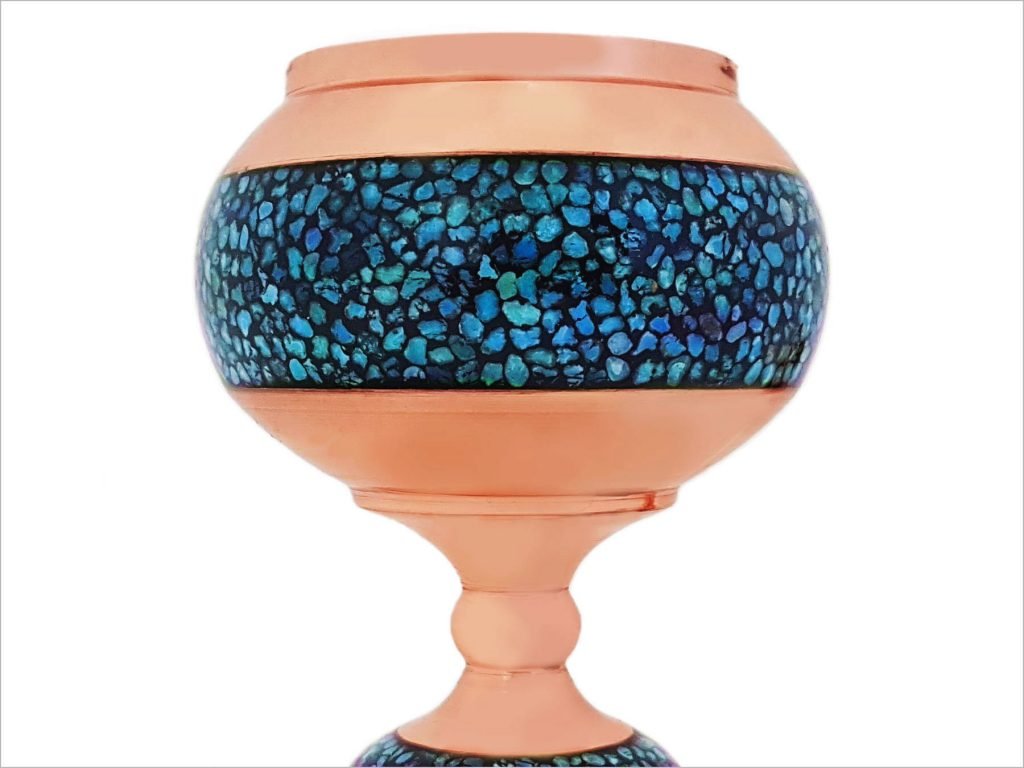 Persian Turquoise Candy Bowl - 25 cm | Craftestan