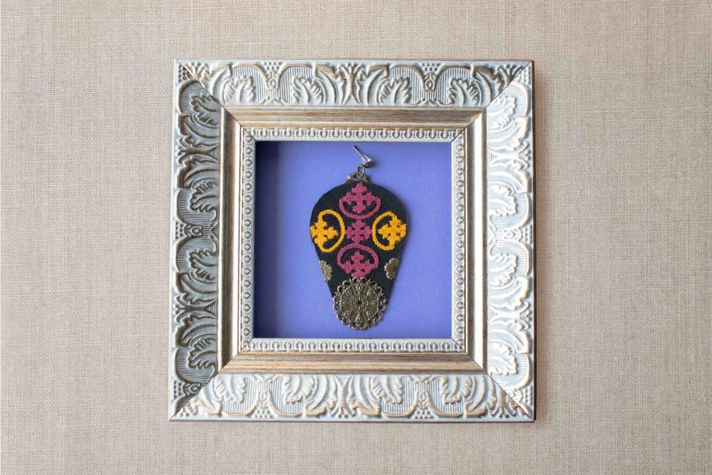 Elegant Baluchi Embroidery Earrings | Craftestan