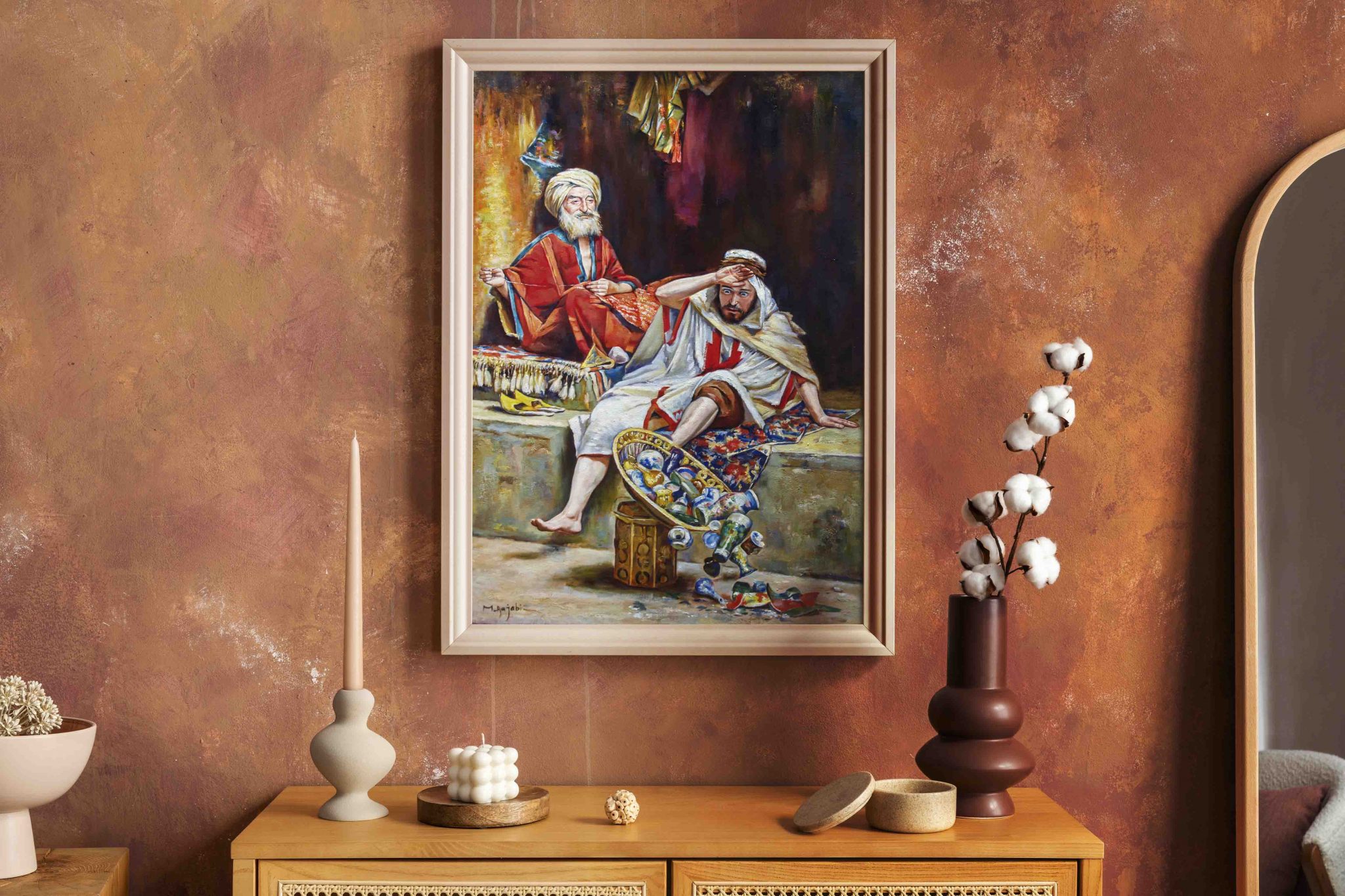 Reproduction Oil Painting Arabian Night Lockhart - Craftestan